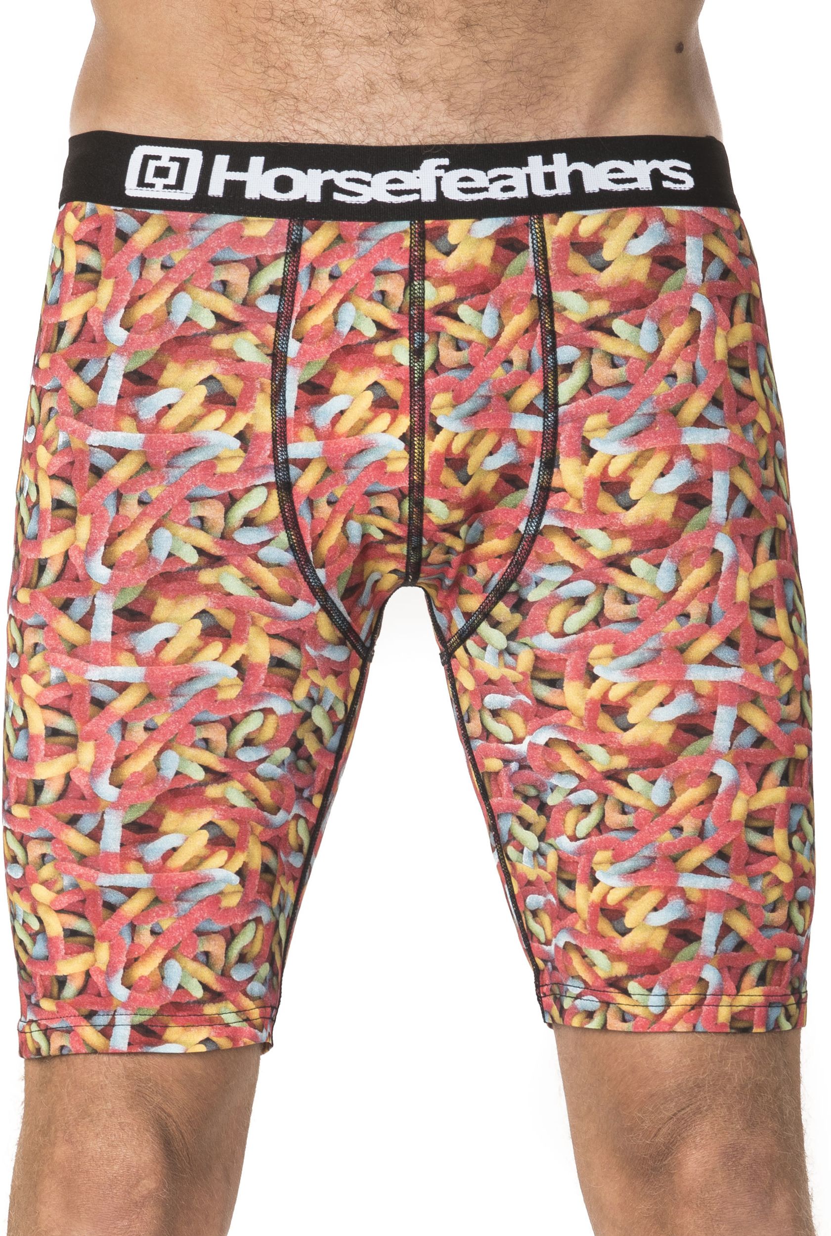 Pánské trenky Horsefeathers SIDNEY LONG BOXER SHORTS (worms)