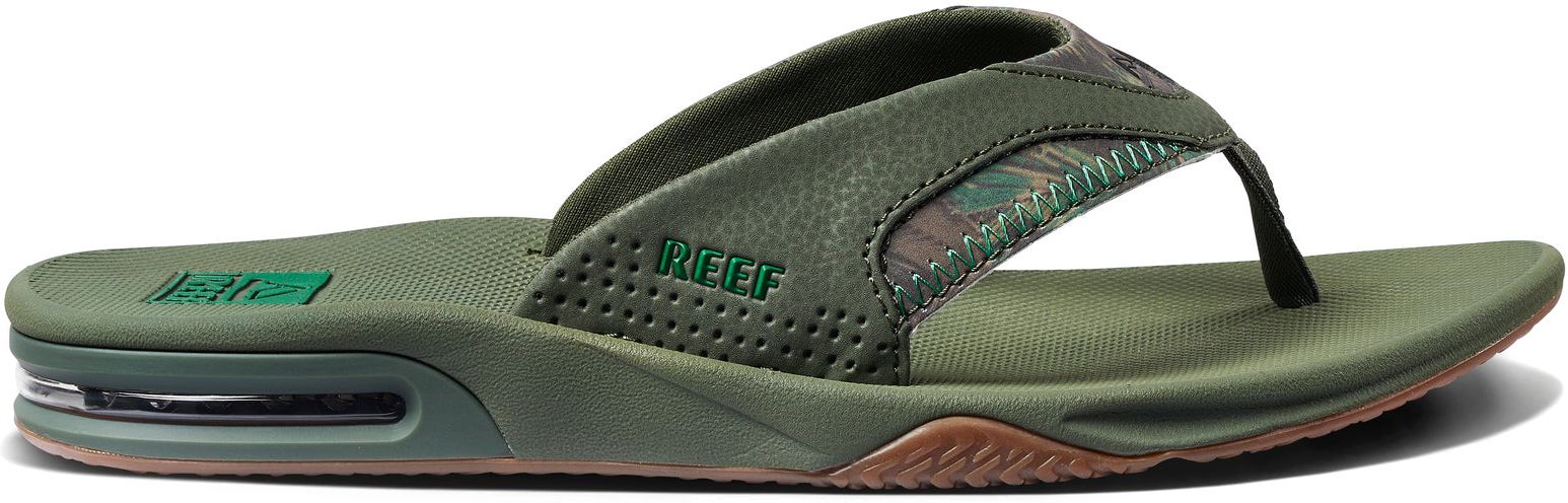 Pánské žabky Reef FANNING Olive Palm