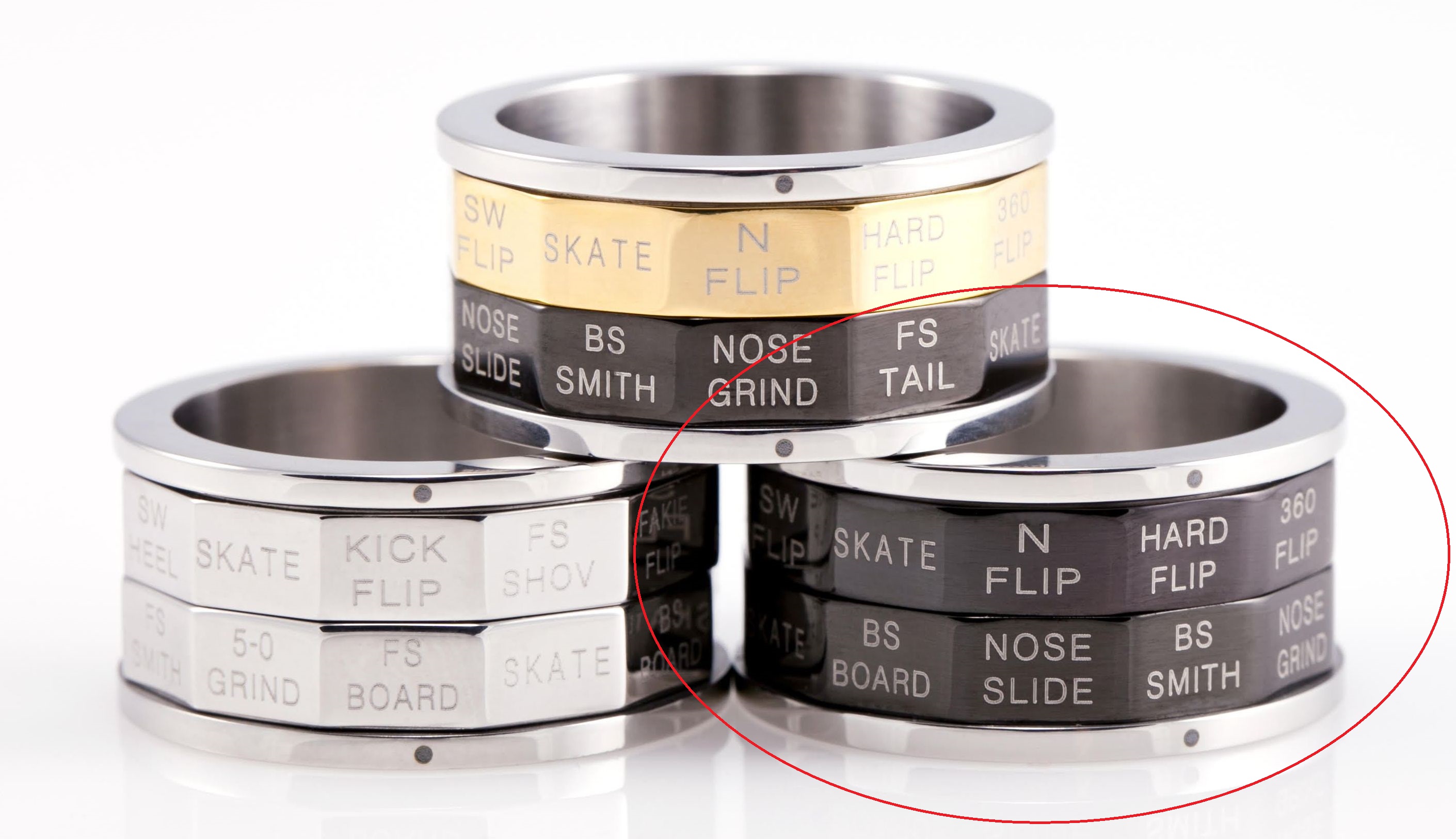 Prsten The skateboard club SKATE RING