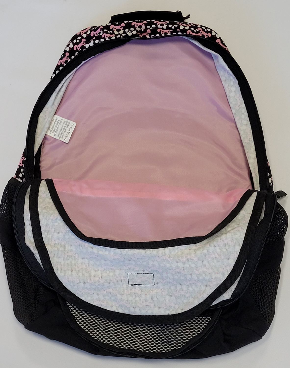 Dámský batoh Vans Skull puppy black pink backpack