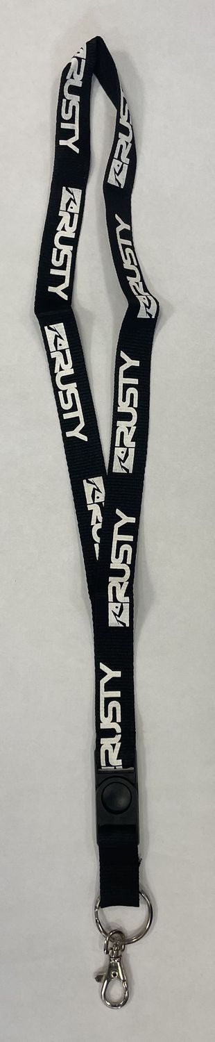 Klíčenka Rusty BASIC LOGO KEYCHAIN Black