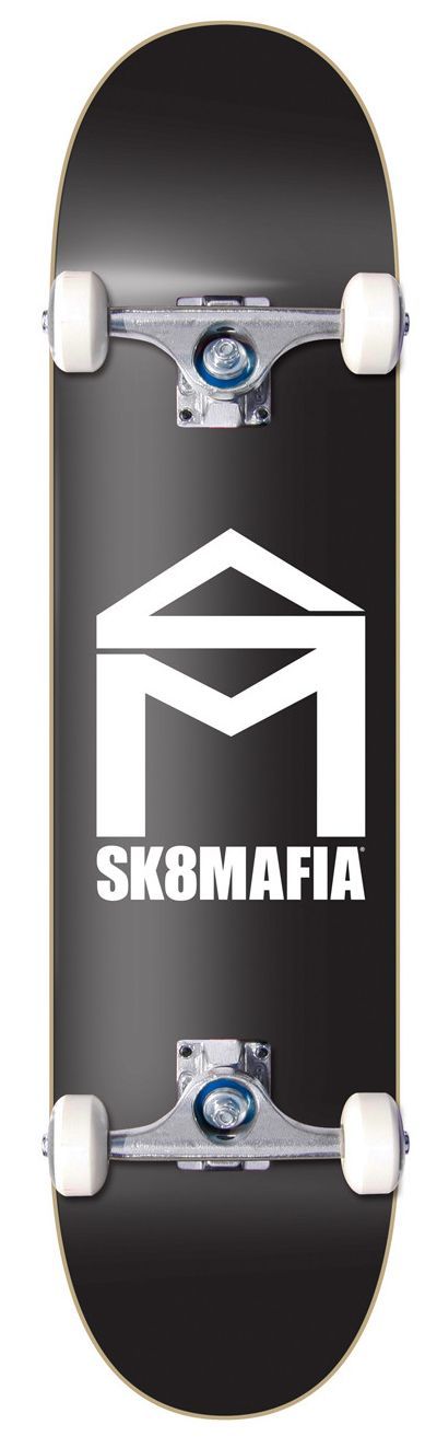 Skateboard Sk8mafia COMPLETE HOUSE LOGO Black