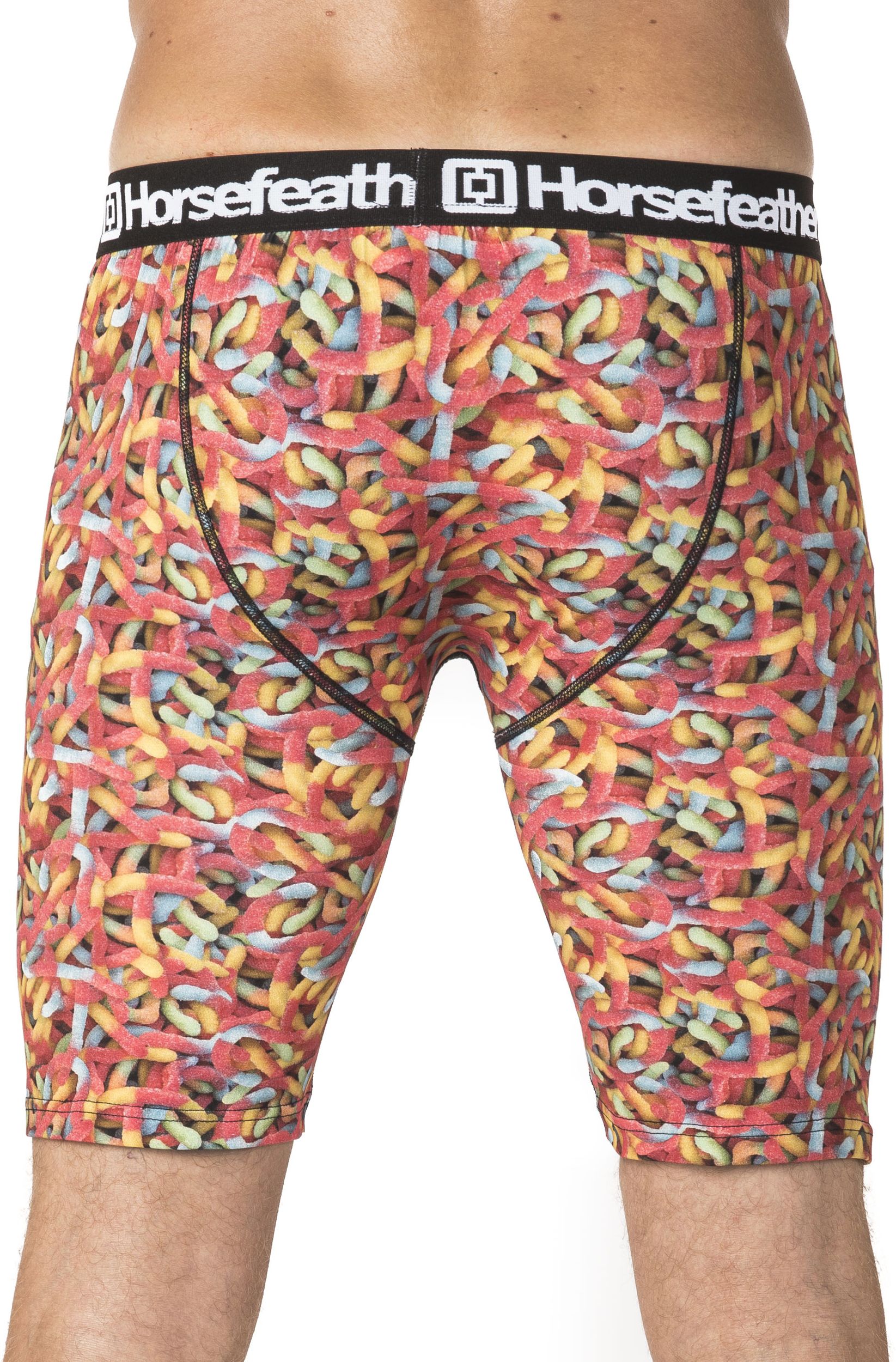 Pánské trenky Horsefeathers SIDNEY LONG BOXER SHORTS (worms)
