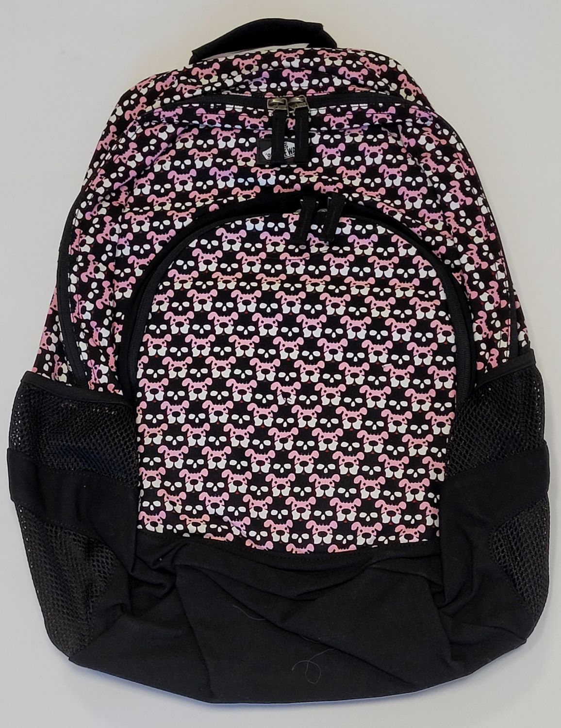 Dámský batoh Vans Skull puppy black pink backpack