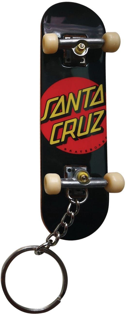 Klíčenka Santa cruz CLASSIC DOT FINGERBOARD KEYCHAIN Black