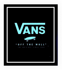 Samolepka Vans PRINT BOX STICKER Black